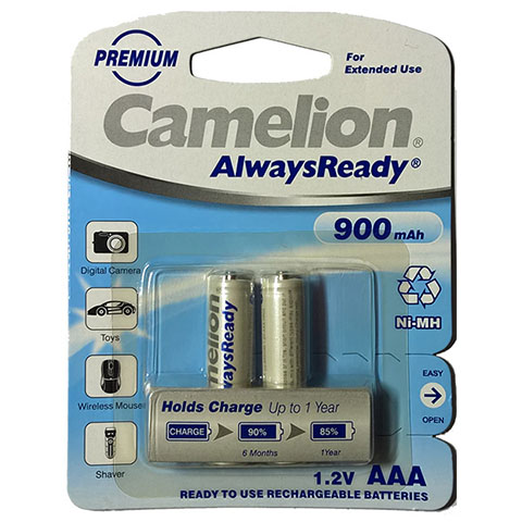 Pin Sạc Camelion AAA 1.2V 900 mAh (vỉ 2 viên) chính hãng