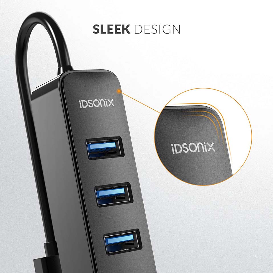 Hub chia cổng Usb 3.0 4 Cổng iDSONix-IAU3-4A-015-BK-EP - Bộ Chia USB 4 ... Hub chia cổng Usb 3.0 4 Cổng iDSONix-IAU3-4A-015-BK-EP - Bộ Chia USB 4 ...
